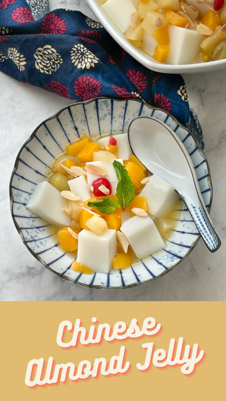 EASY CHINESE ALMOND JELLY (Almond Tofu/Float) Recipe - Yu Can Cook