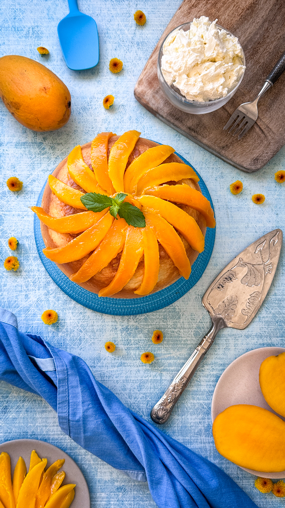 Rice Cooker Mango Cheesecake - Yu Can Cook